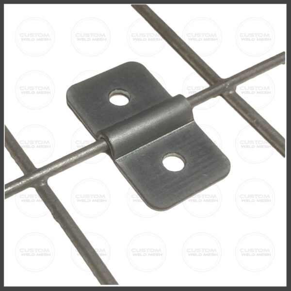 Wire mesh HD screw on clips - Custom Weld Mesh