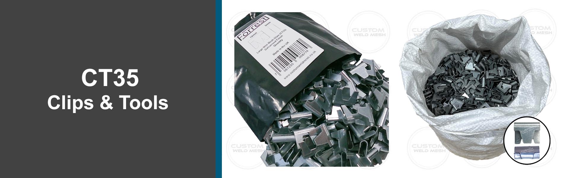 CT35 Clips & Tools Archives - Custom Weld Mesh